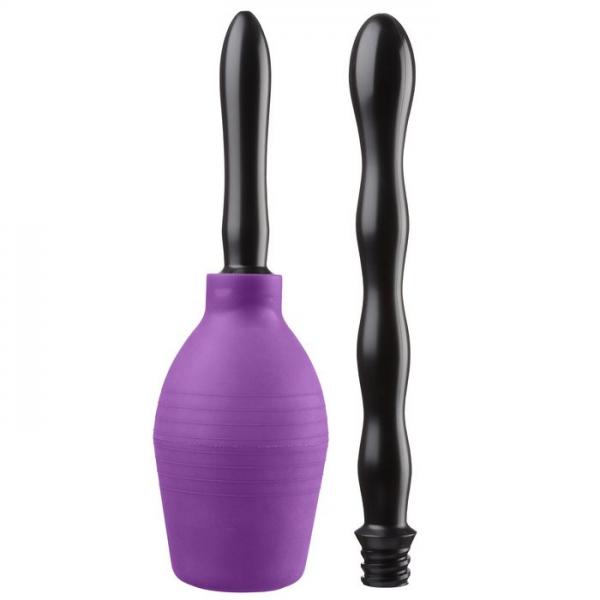 Cloud 9 Fresh Deluxe Anal Enema Douche Kit 10 8oz Ez Squeeze Bulb W