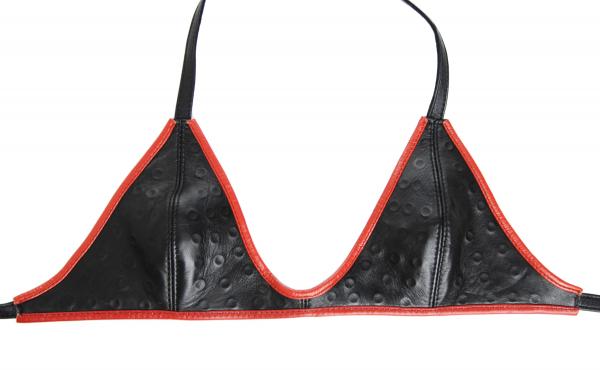 Spiked Leather Halter Style Bondage Bra On Literotica