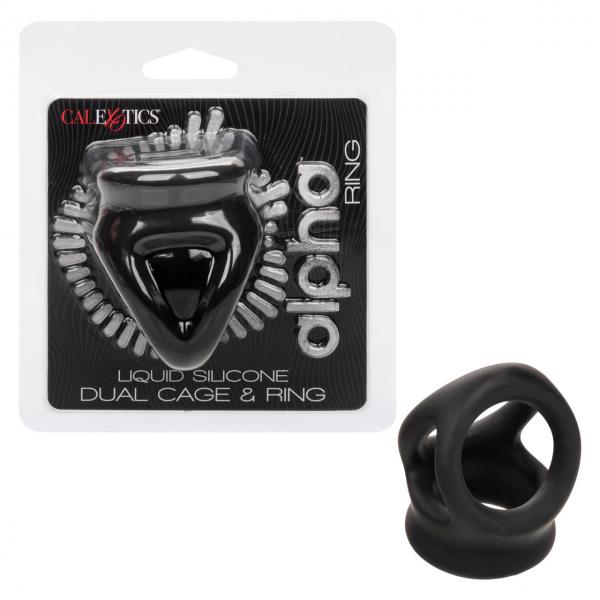 Alpha Liquid Silicone Dual Cage And Ring On